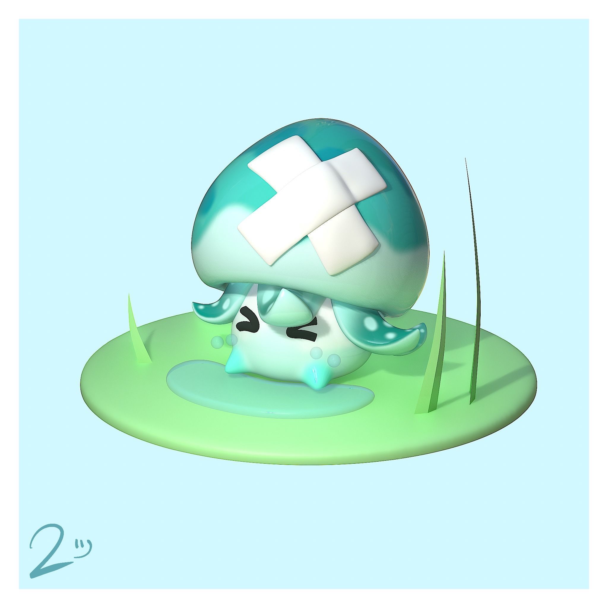 Floating Hydro Fungus - 3D Print 3D model 3D printable | CGTrader