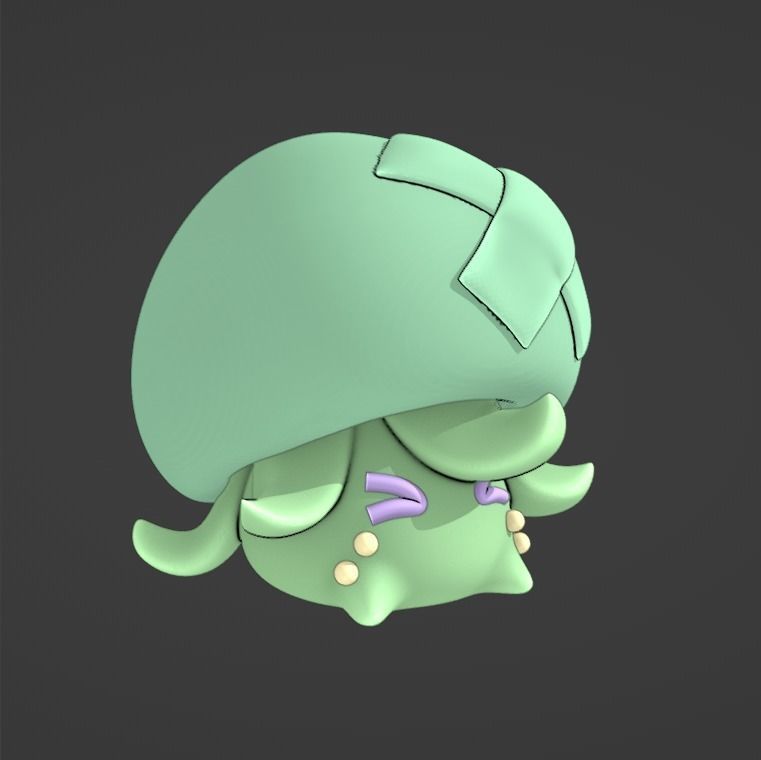 Floating Hydro Fungus - 3D Print 3D model 3D printable | CGTrader