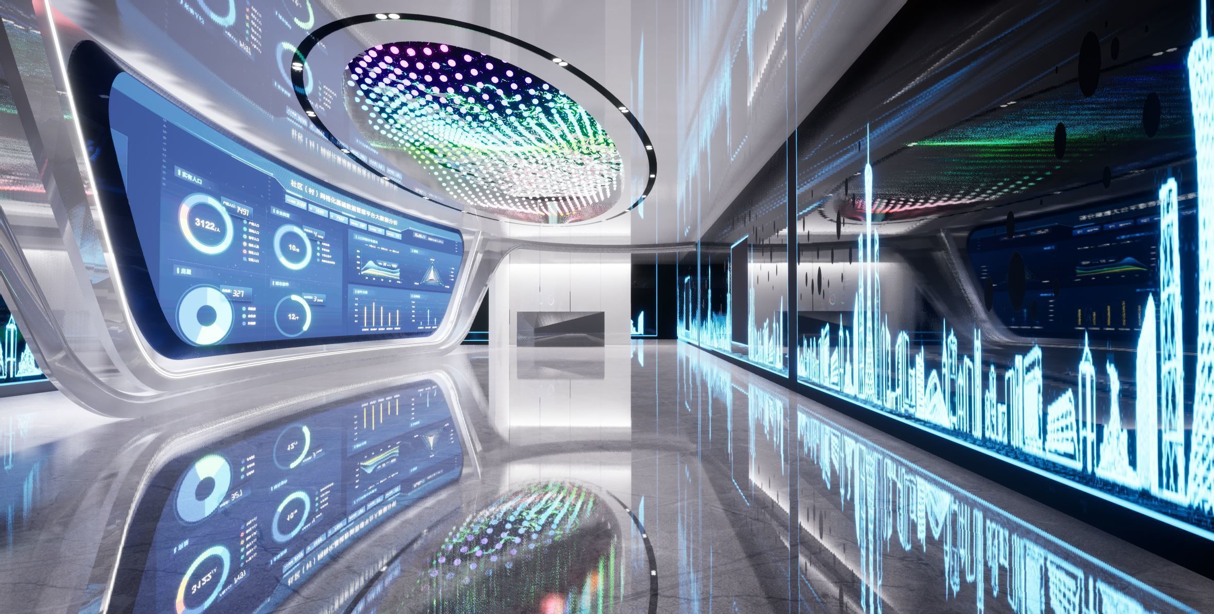 Science and technology exhibition hall 3D model | CGTrader