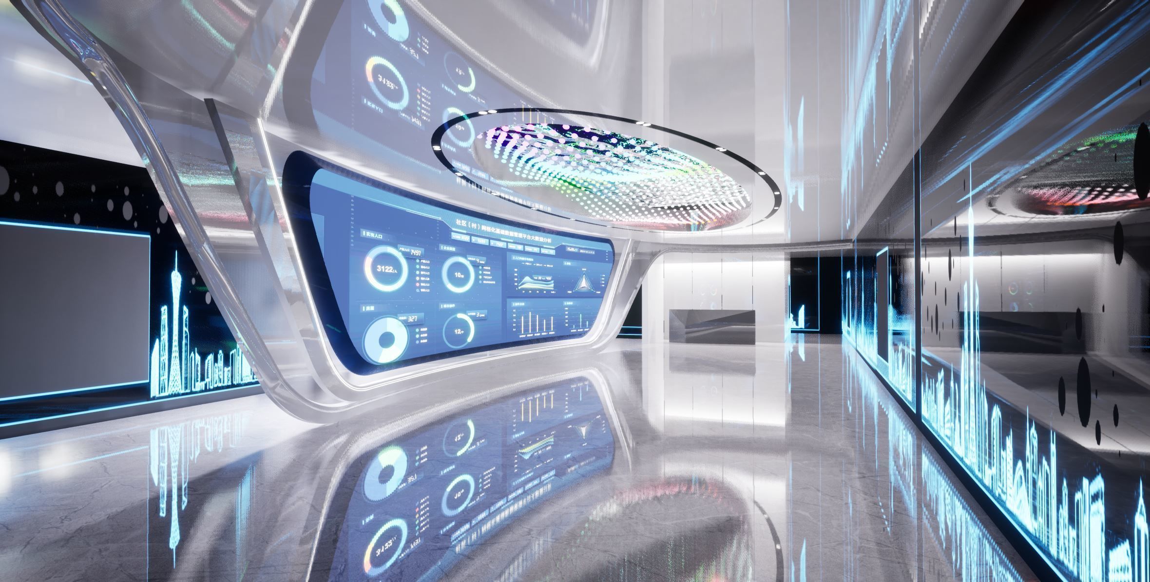 Science and technology exhibition hall 3D model | CGTrader