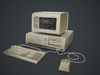 3D model 80s 90s retro desktop PC game-ready PBR 3D model VR / AR / low ...