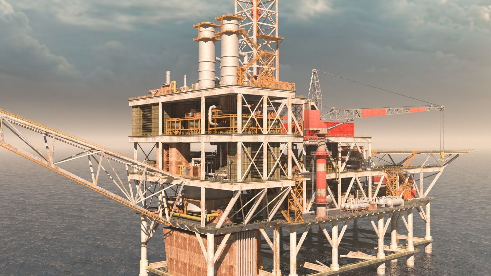OilRig 3D model | CGTrader