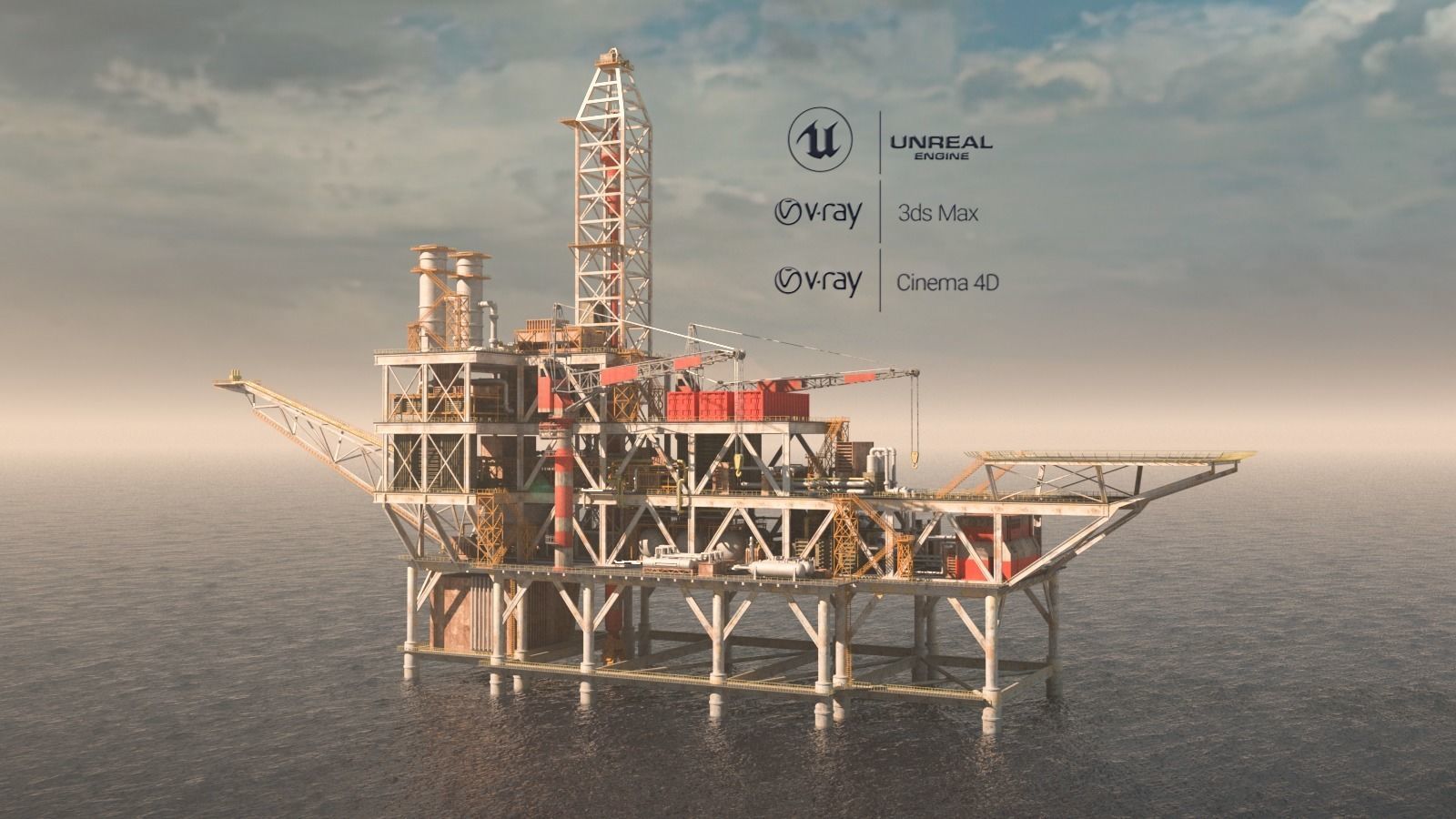 OilRig 3D model | CGTrader