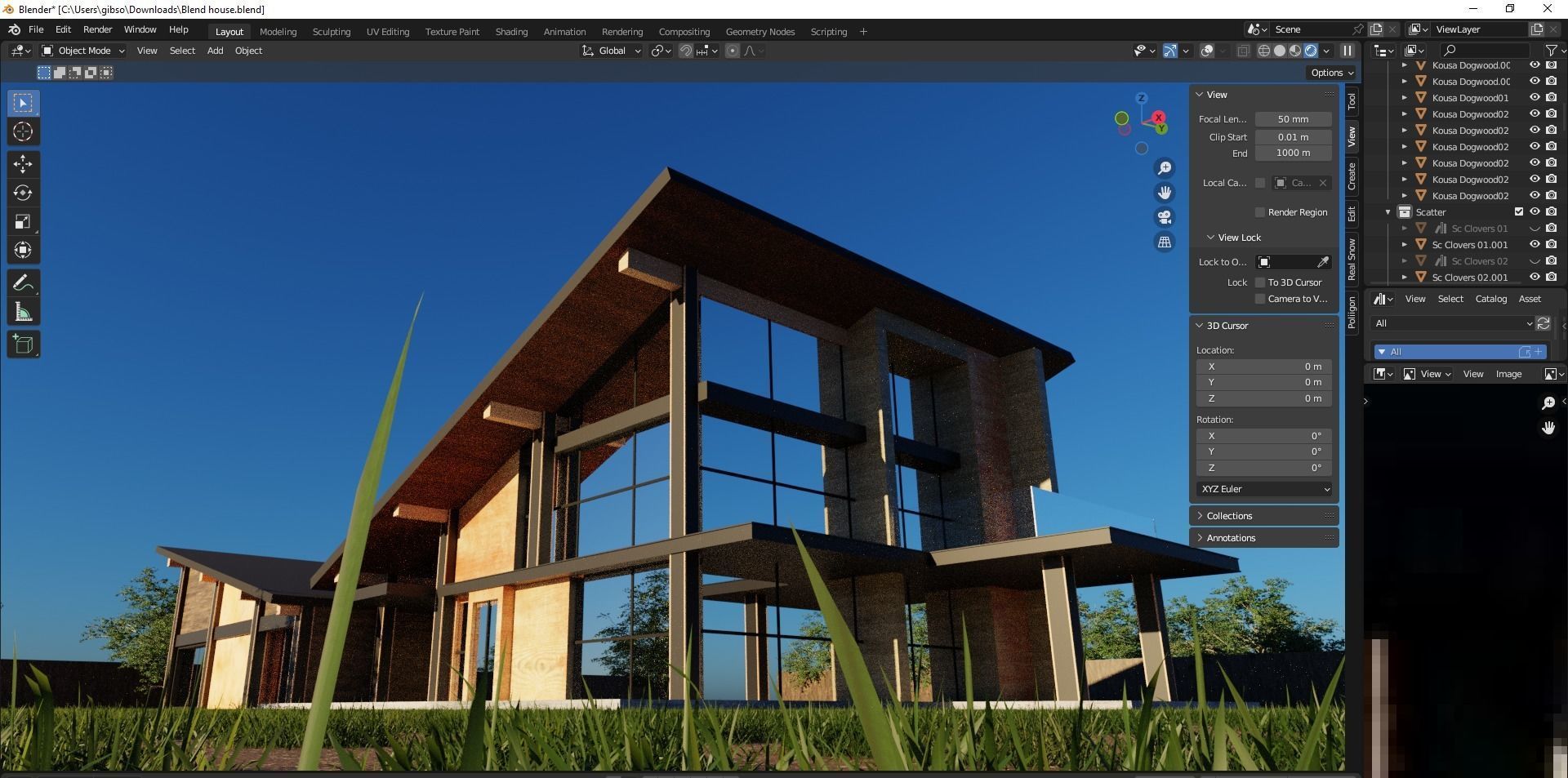 Exterior house design 3D model | CGTrader
