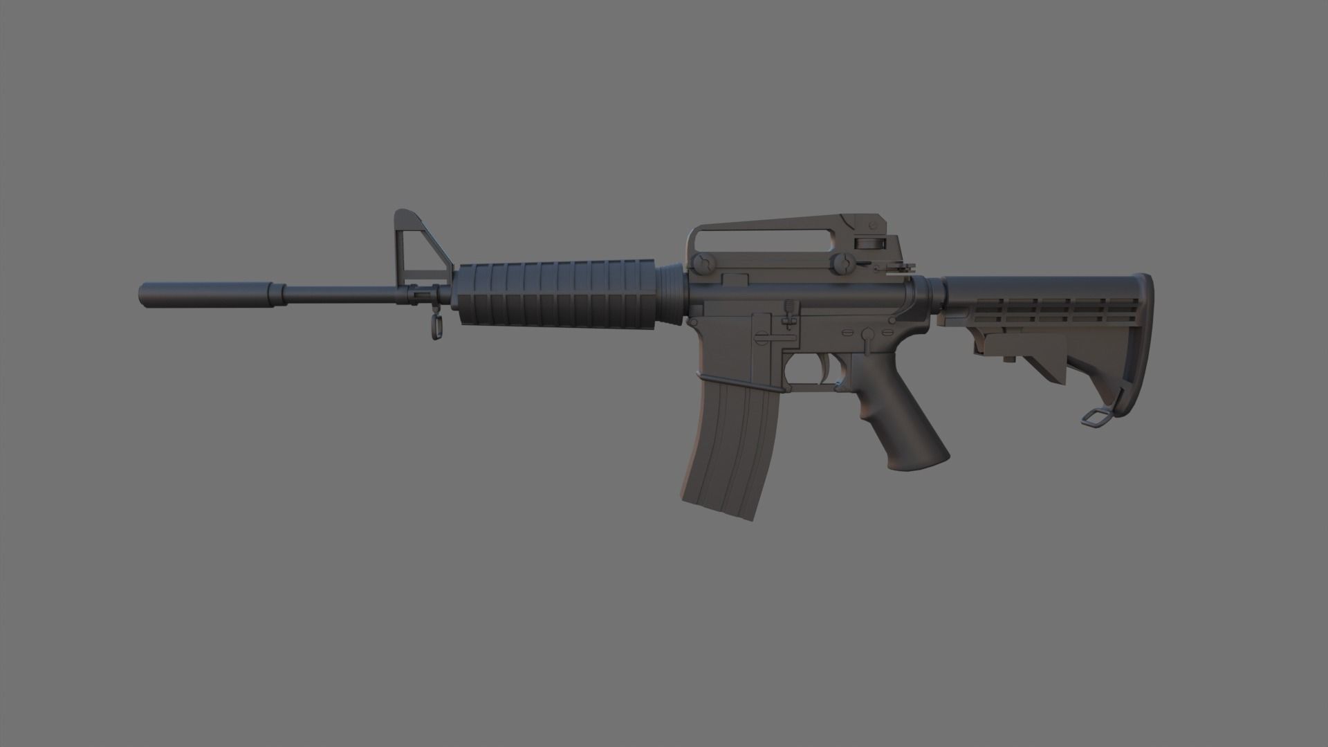 Colt-M4 free VR / AR / low-poly 3D model | CGTrader