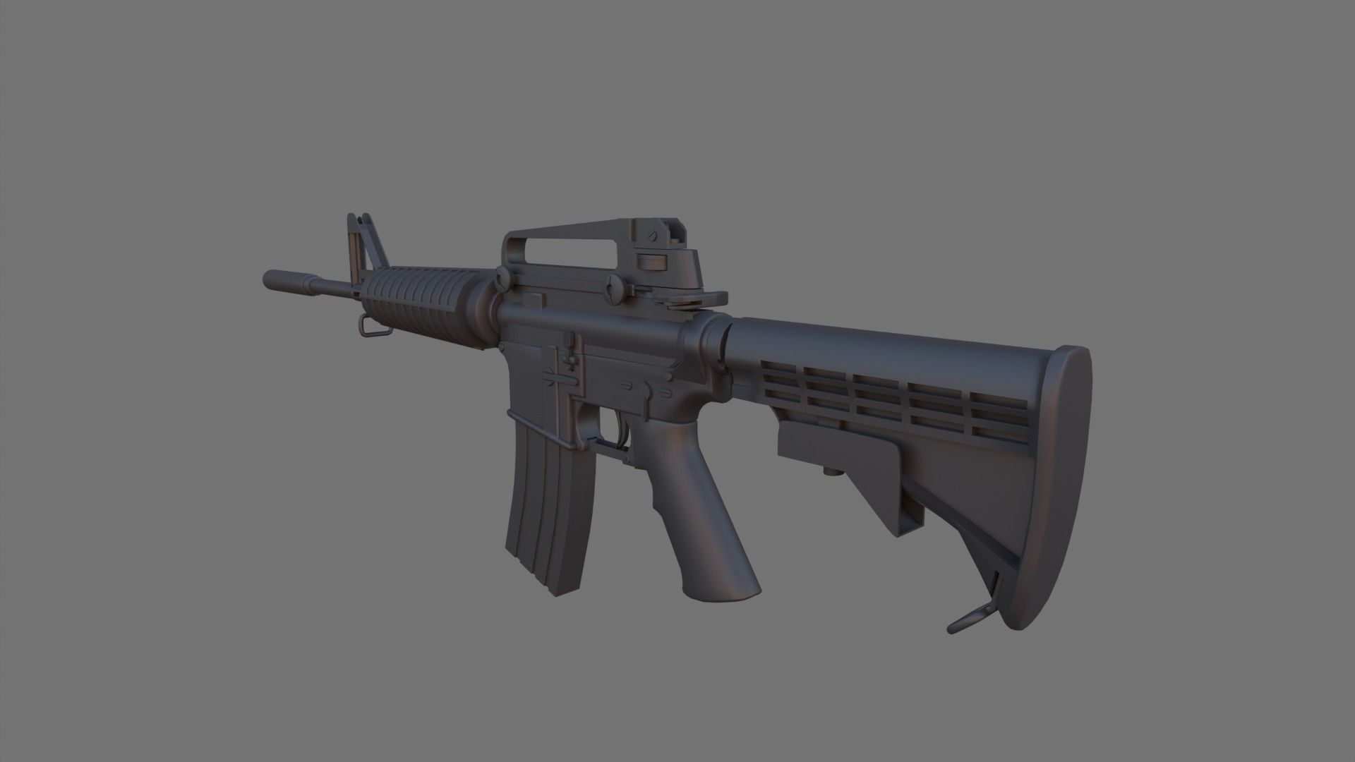 Colt-M4 free VR / AR / low-poly 3D model | CGTrader