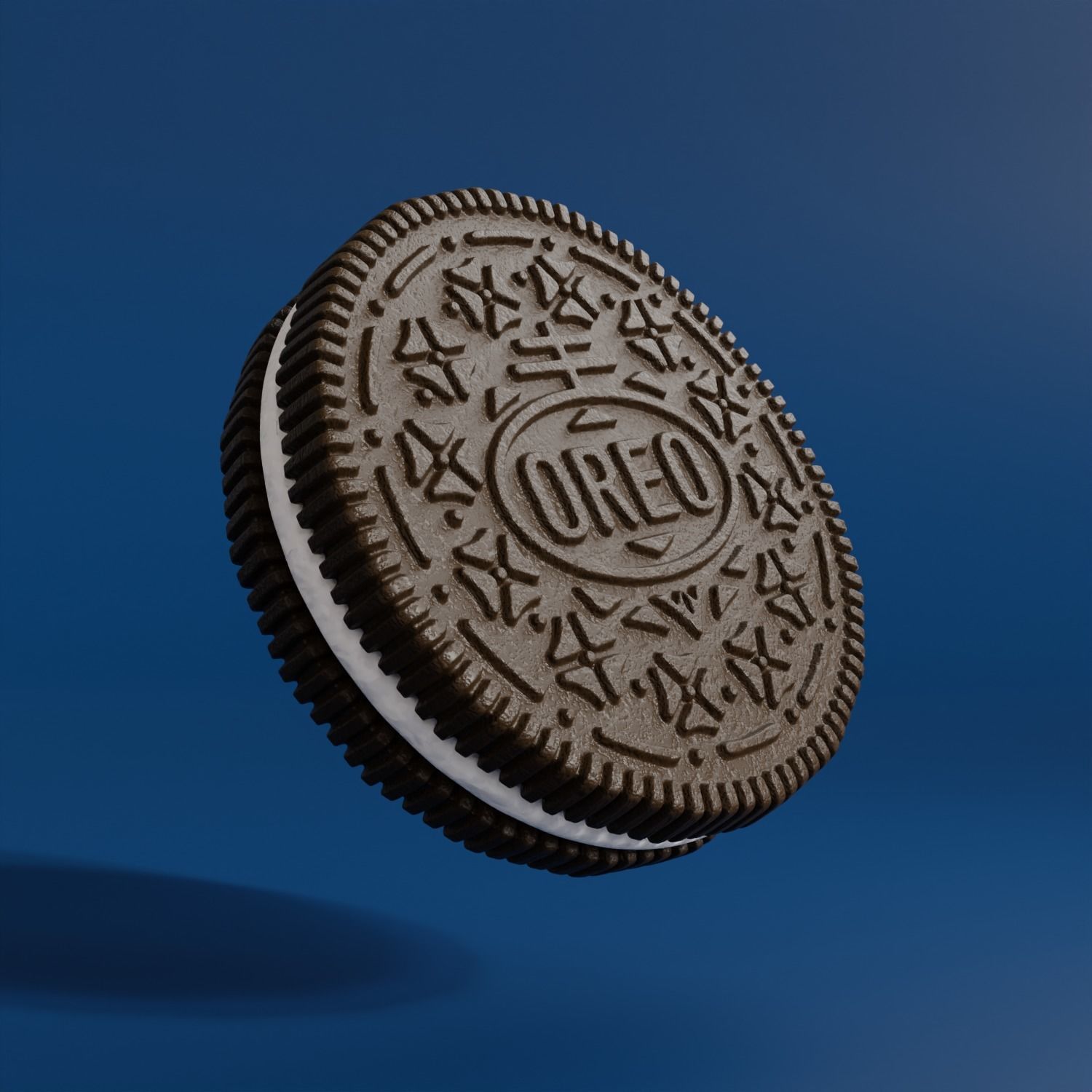 high poly 3d oreo design 3D model | CGTrader