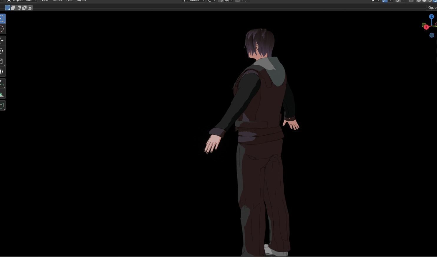 Rae Anime girl free VR / AR / low-poly 3D model rigged | CGTrader