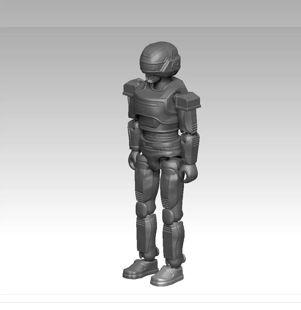 Jaspion Articulated Action Figure 100mm Juspion 3D model 3D printable ...