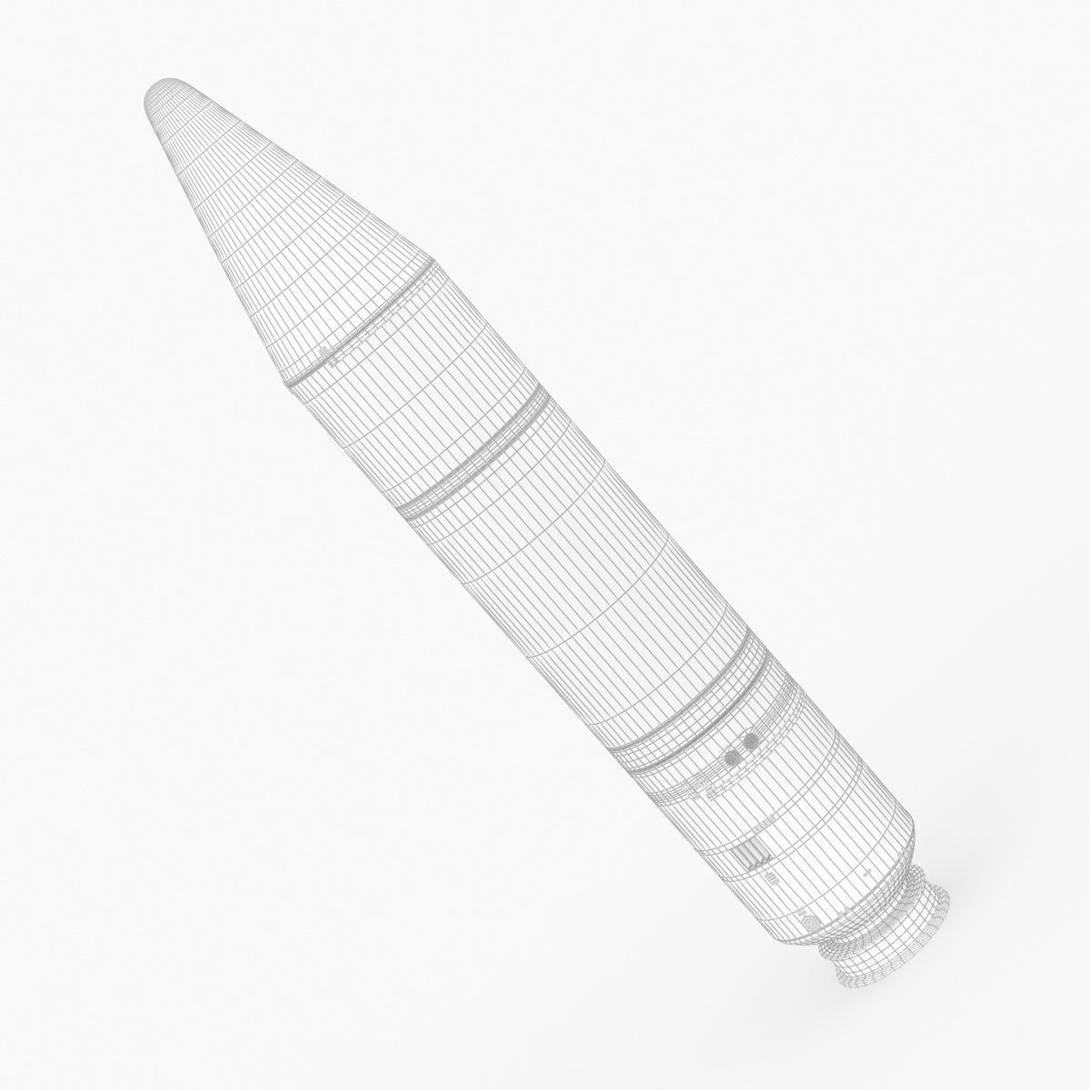 SM-78 Jupiter Ballistic Missile 3D model | CGTrader
