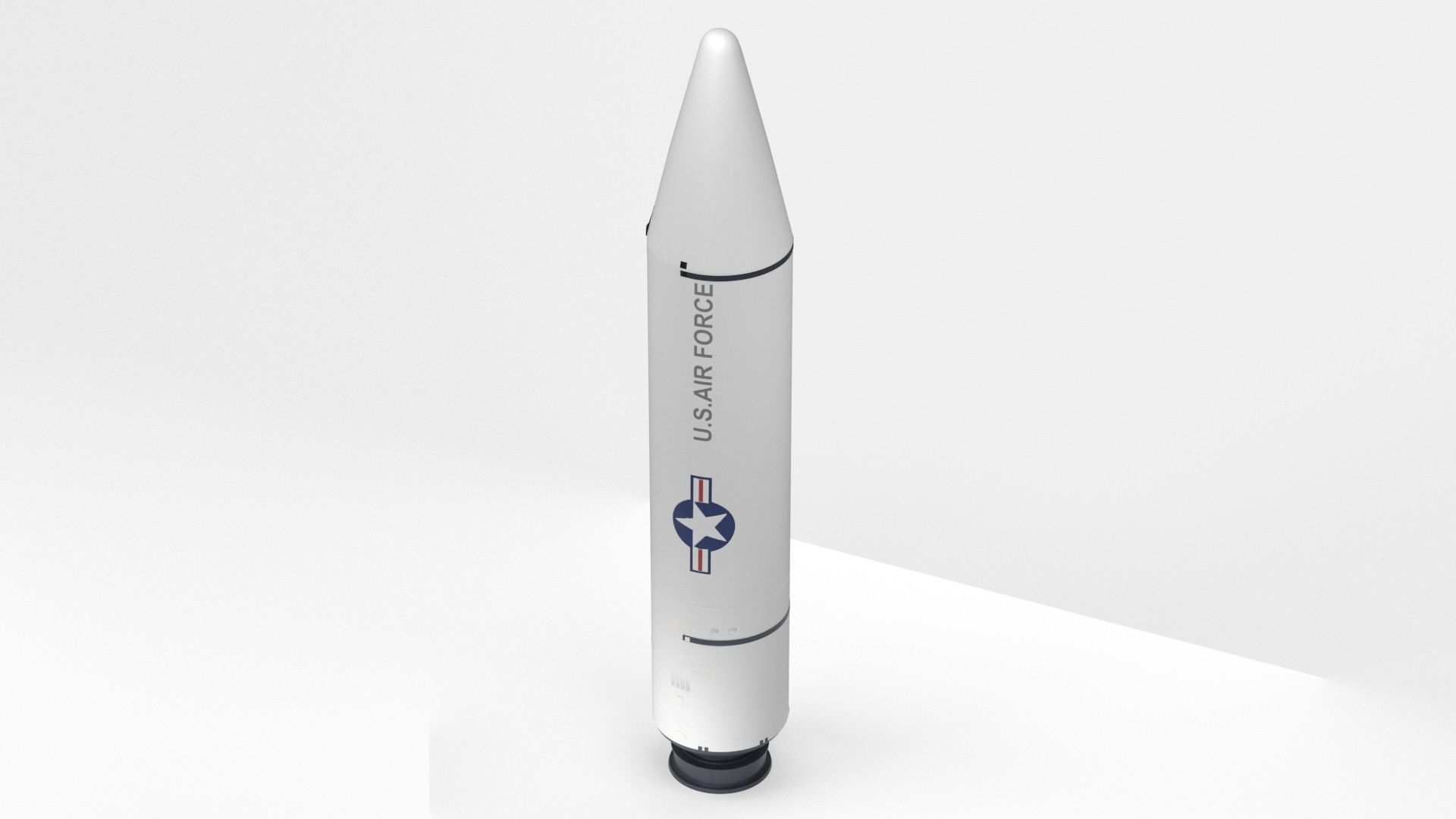 SM-78 Jupiter Ballistic Missile 3D model | CGTrader