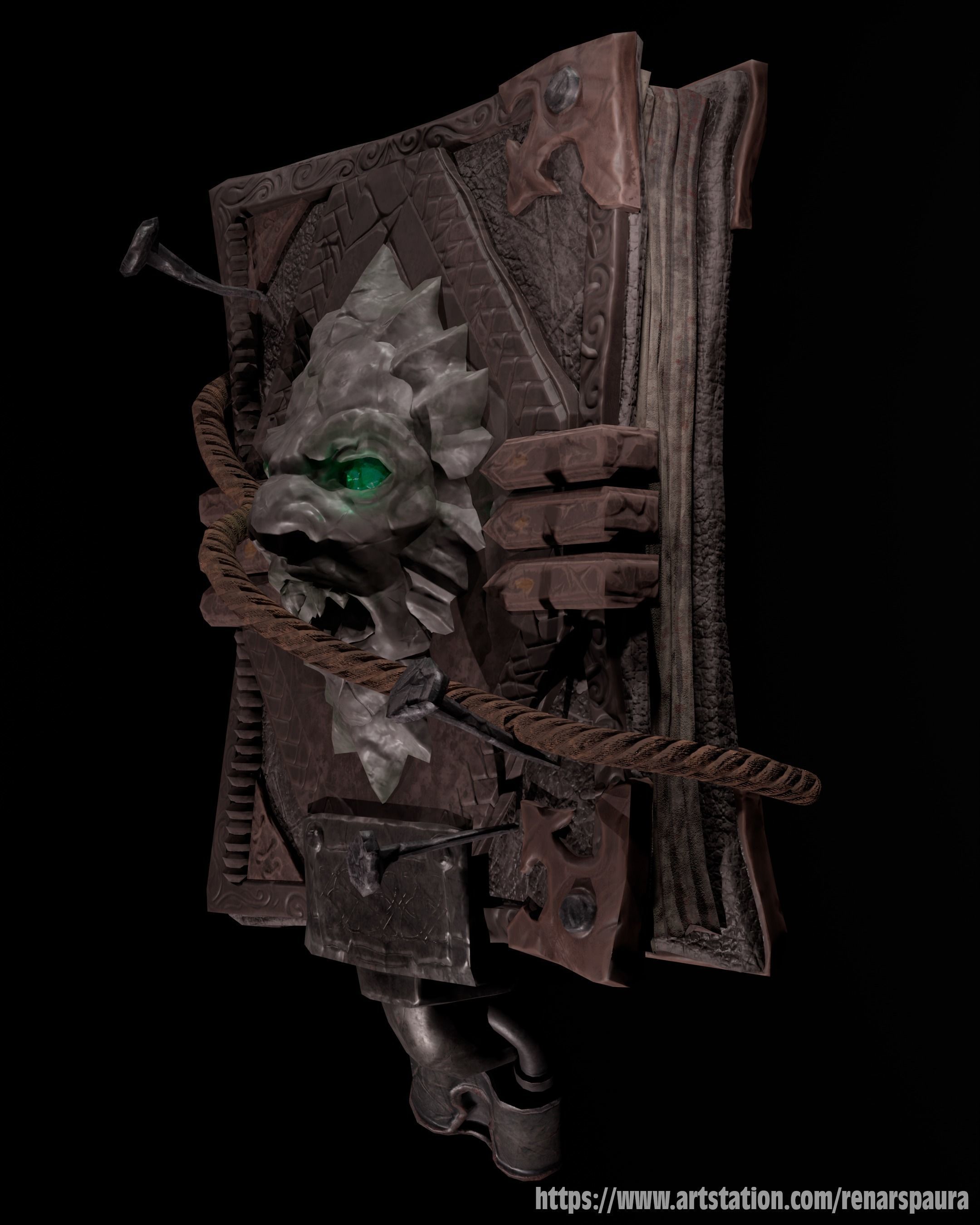 Fantasy stylized Book 3D free VR / AR / low-poly 3D model | CGTrader