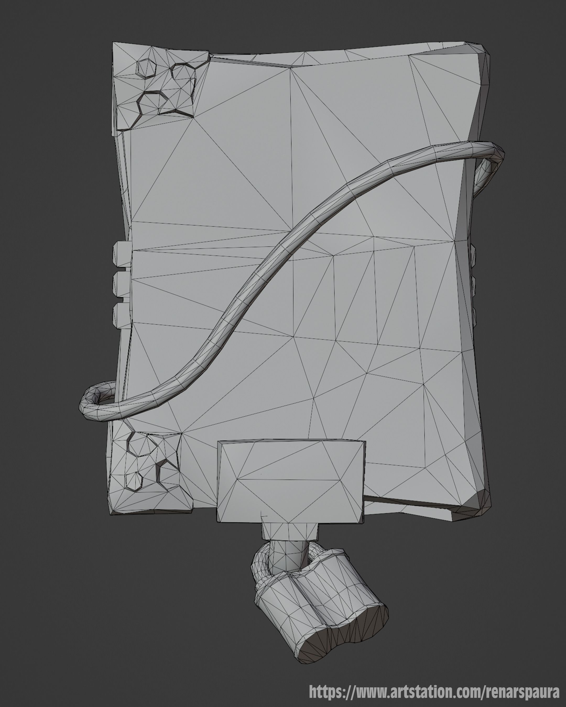 Fantasy stylized Book 3D free VR / AR / low-poly 3D model | CGTrader