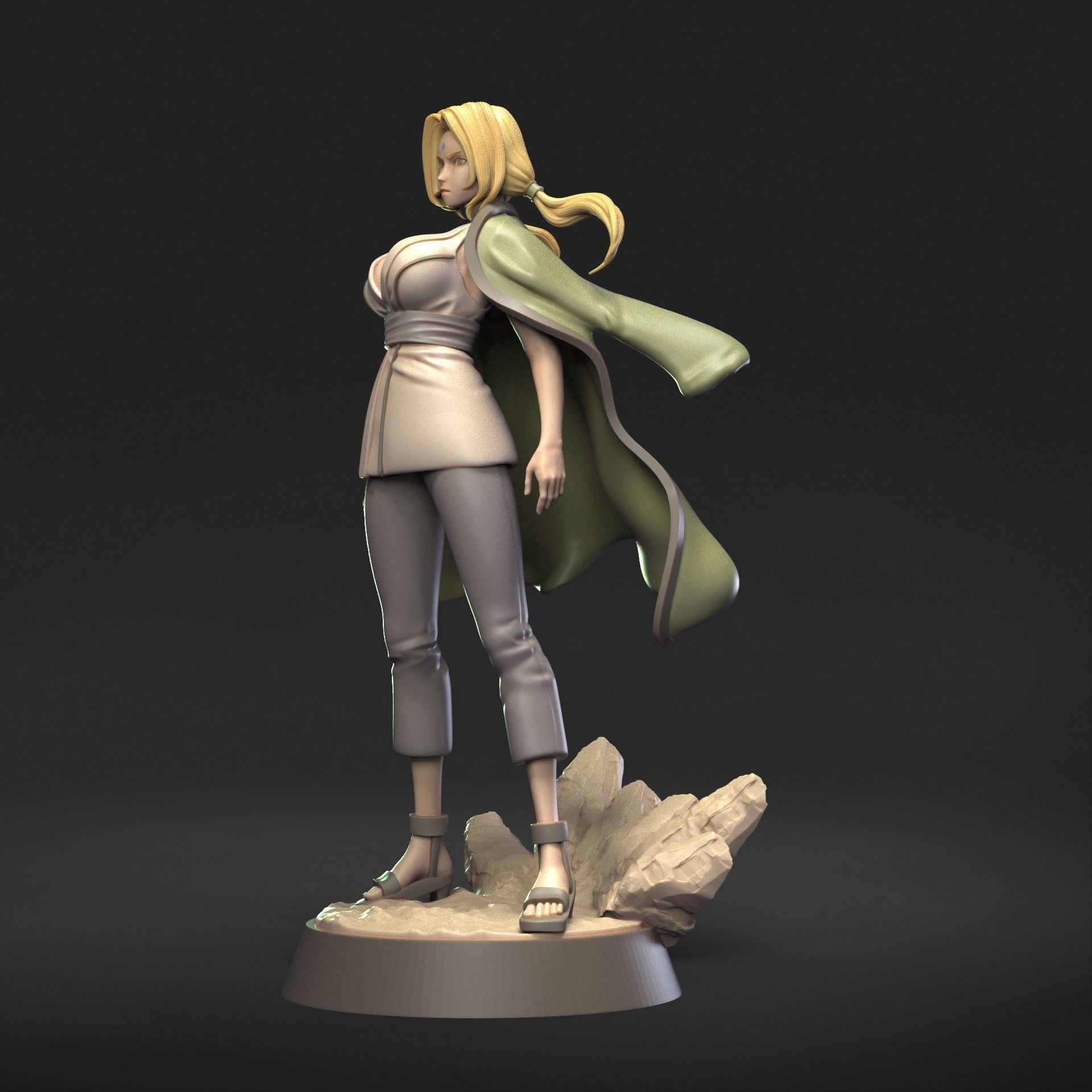 Tsunade for 3Dprint 3D model 3D printable | CGTrader