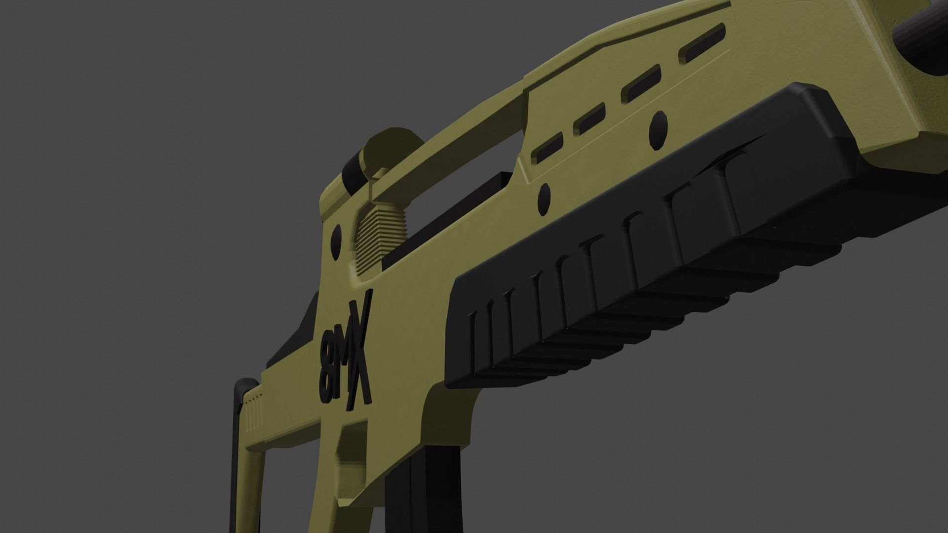 XM8 gun free VR / AR / low-poly 3D model | CGTrader