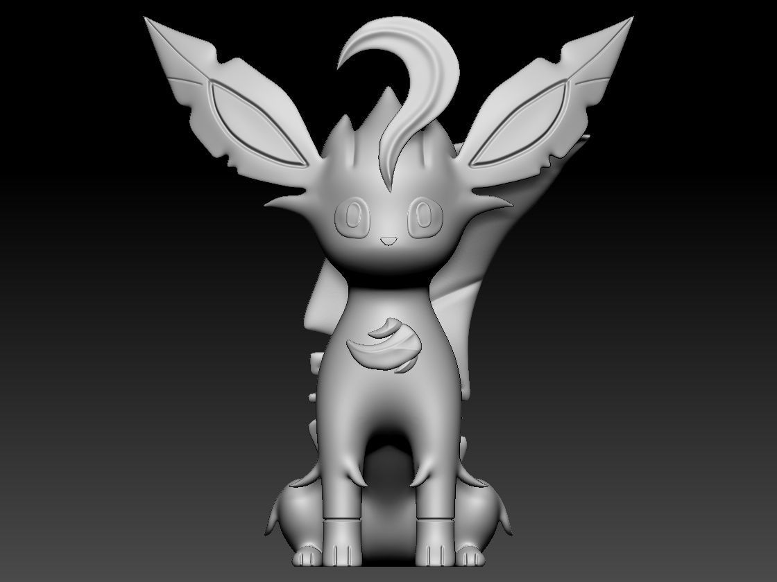 Leafeon 3D model 3D printable | CGTrader