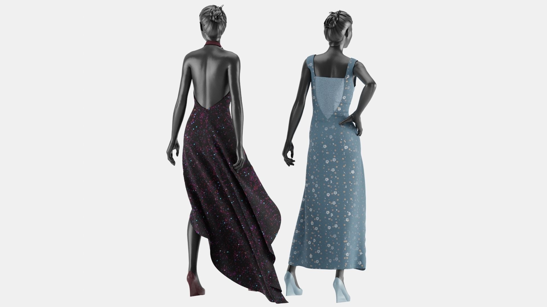 Party Dress For Woman 3D model | CGTrader
