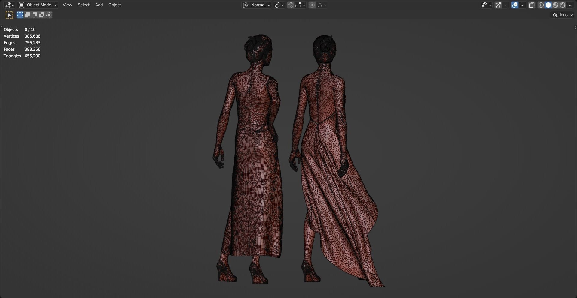 Party Dress For Woman 3D model | CGTrader