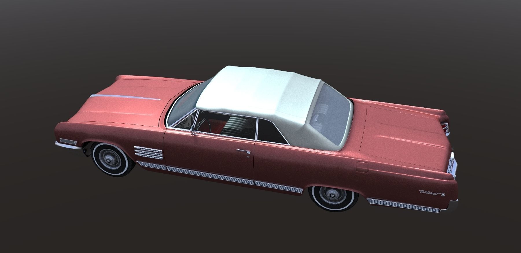 1964 convertible 3D model rigged | CGTrader