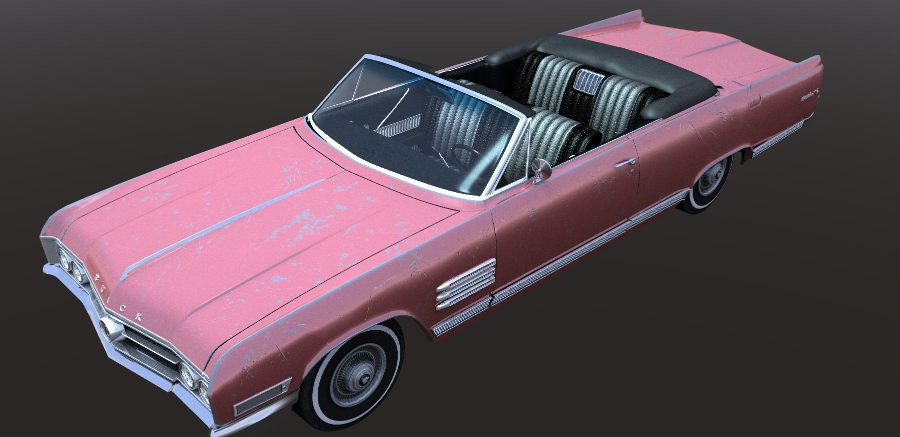 1964 convertible 3D model rigged | CGTrader