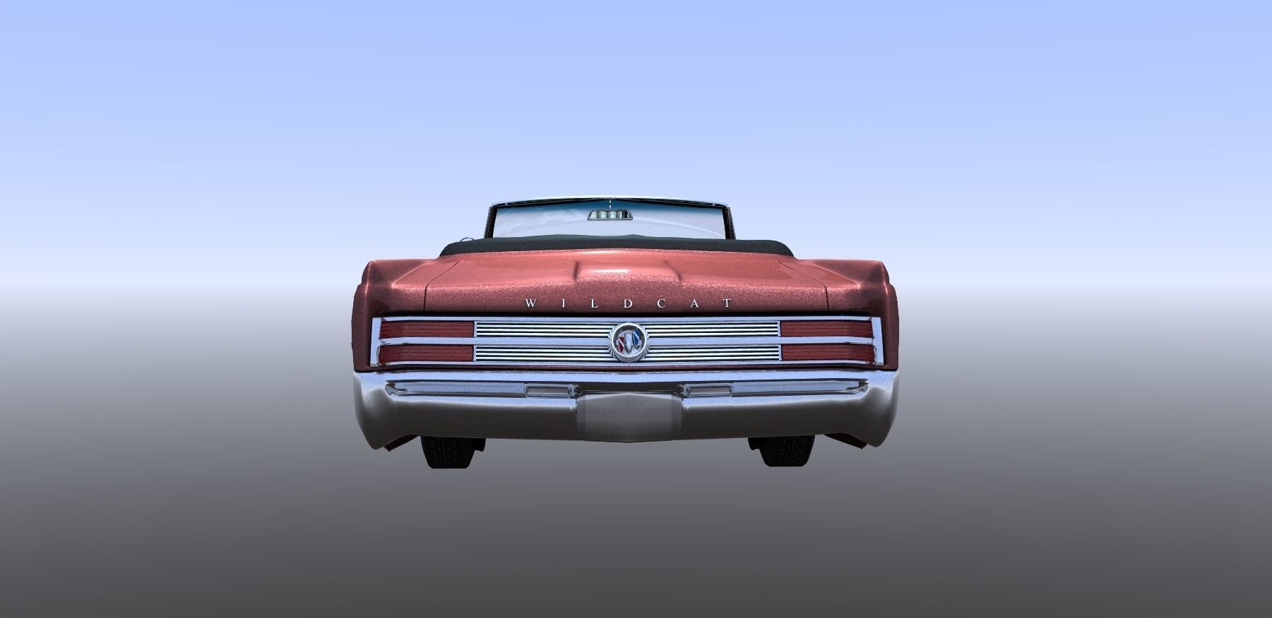 1964 convertible 3D model rigged | CGTrader