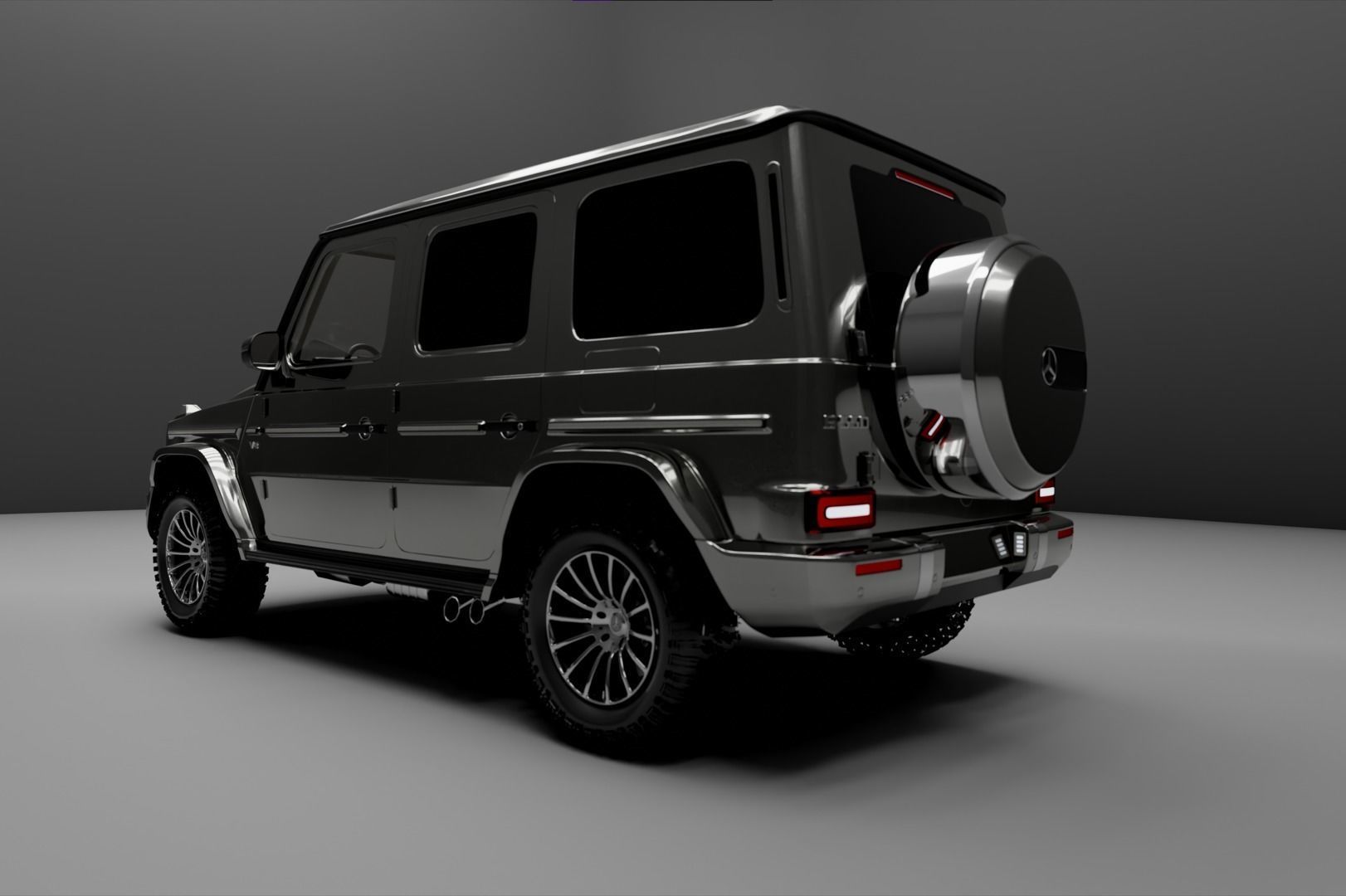 3D model Mercedes-Benz G 500 3D Model Masterpiece in Blender VR / AR ...