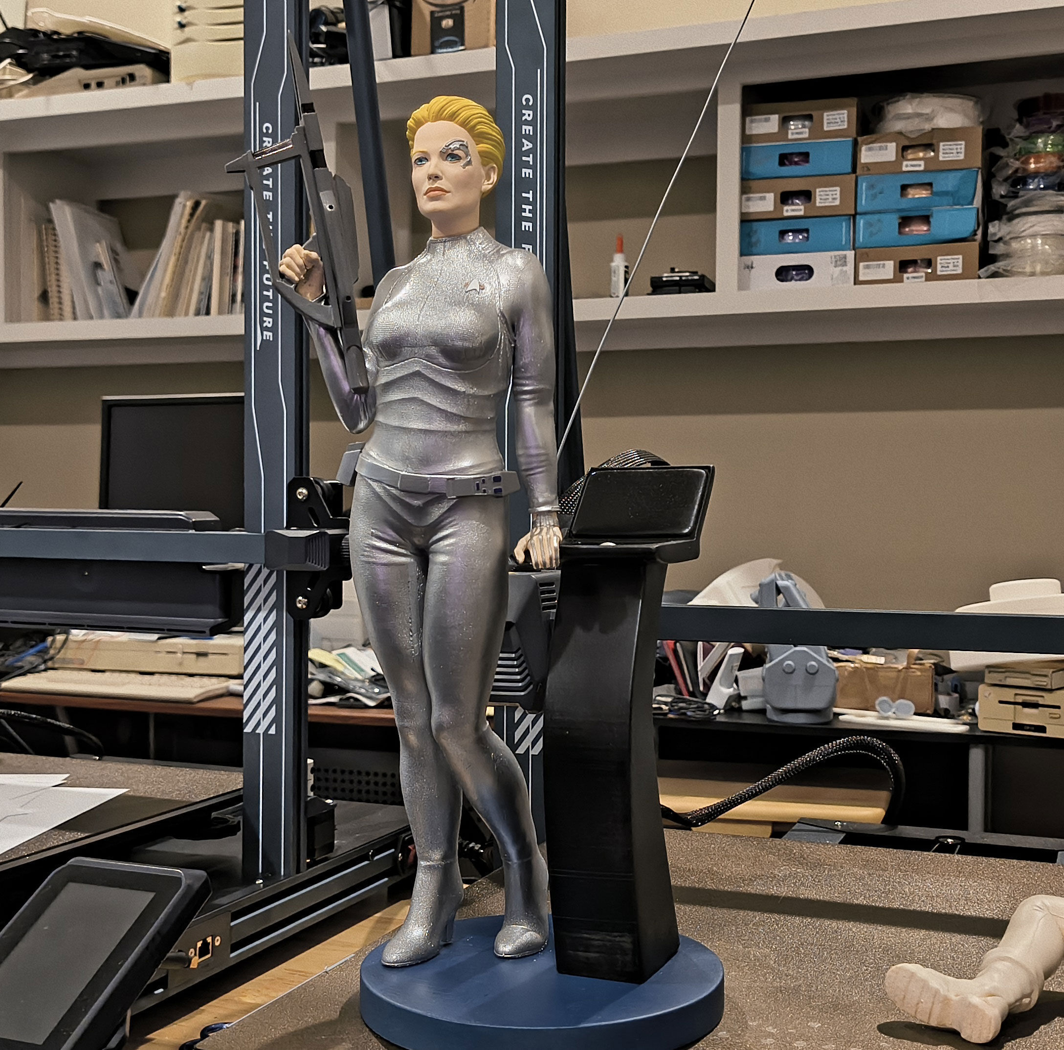 Seven of Nine Star Trek Voyager 3D model 3D printable | CGTrader