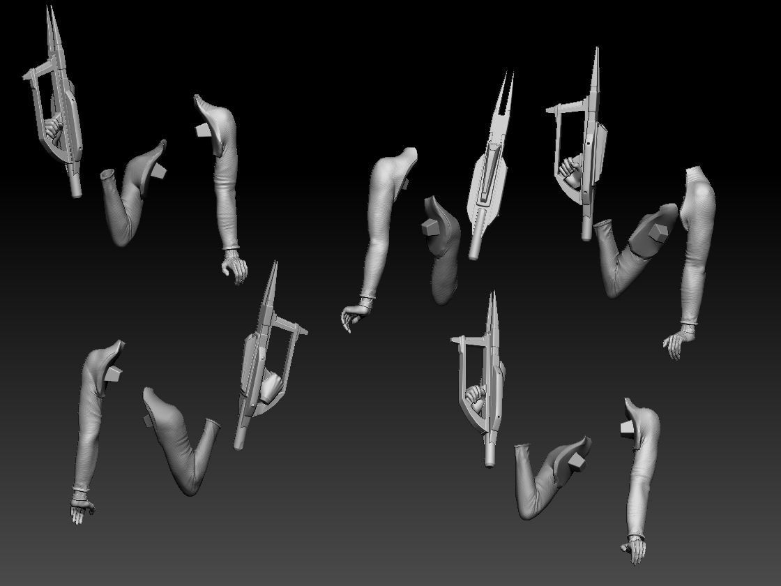 Seven of Nine Star Trek Voyager 3D model 3D printable | CGTrader