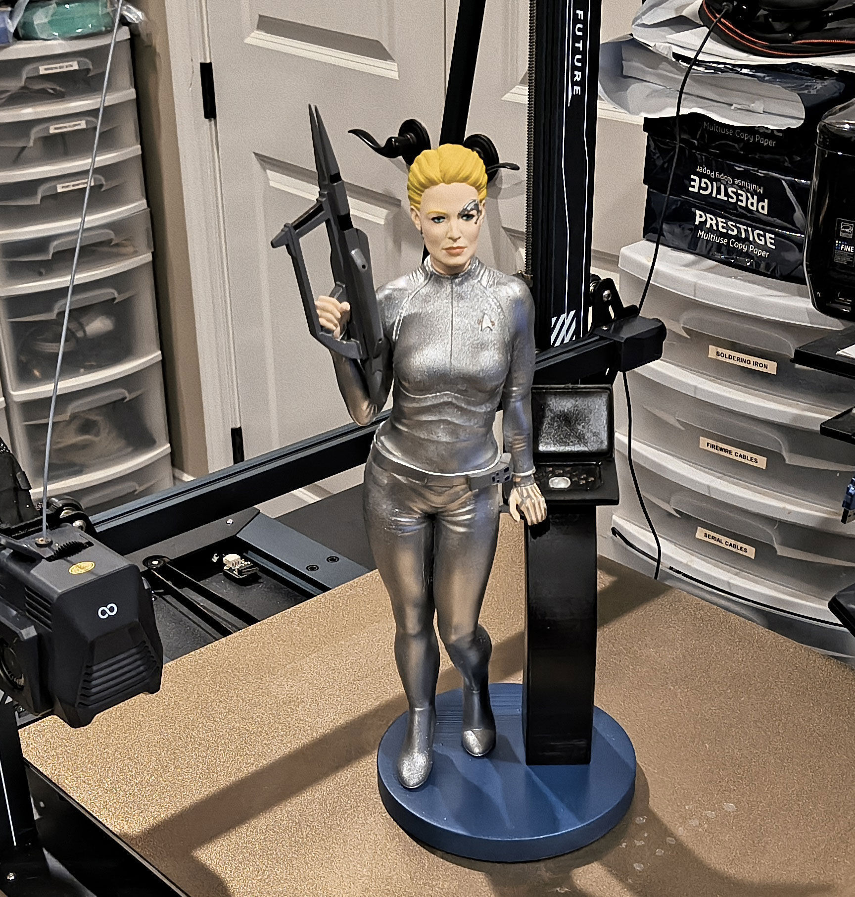 Seven of Nine Star Trek Voyager 3D model 3D printable | CGTrader