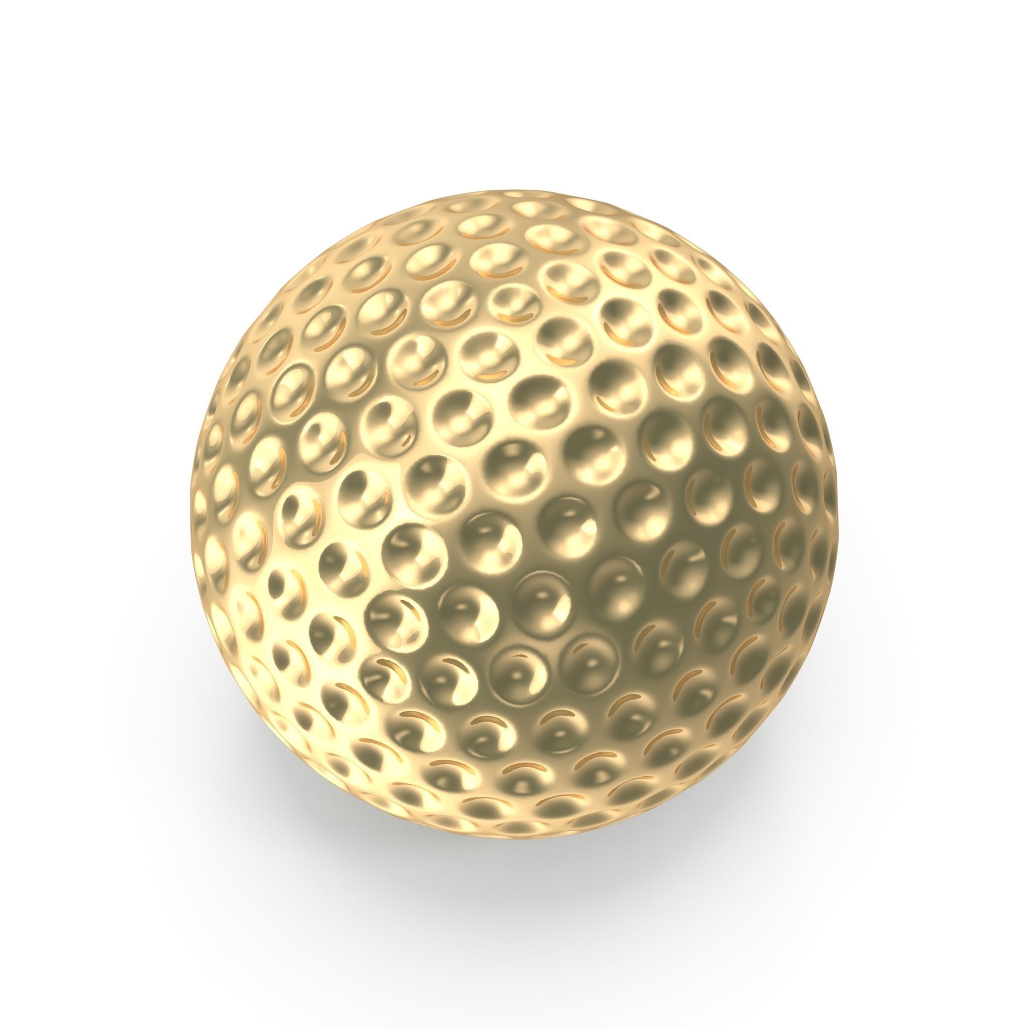 Gold Golf Ball 3D model | CGTrader