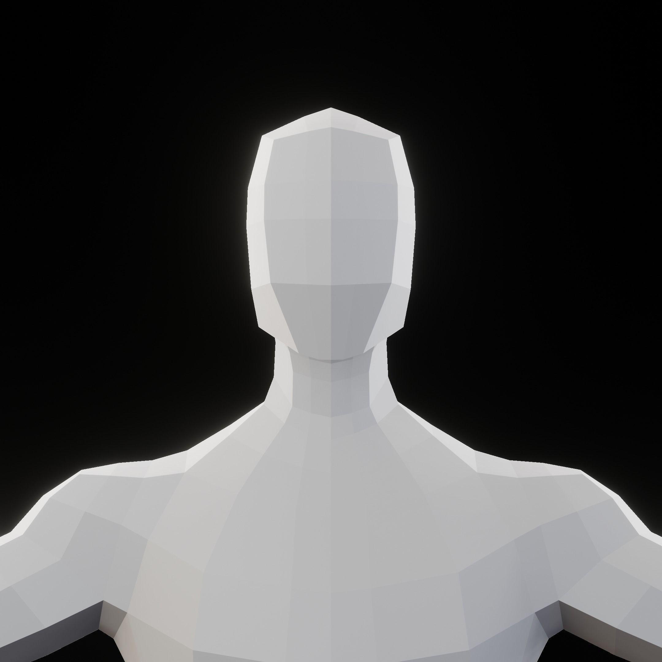 3D model Low Poly Rigged Male Character Neutral VR / AR / low-poly ...