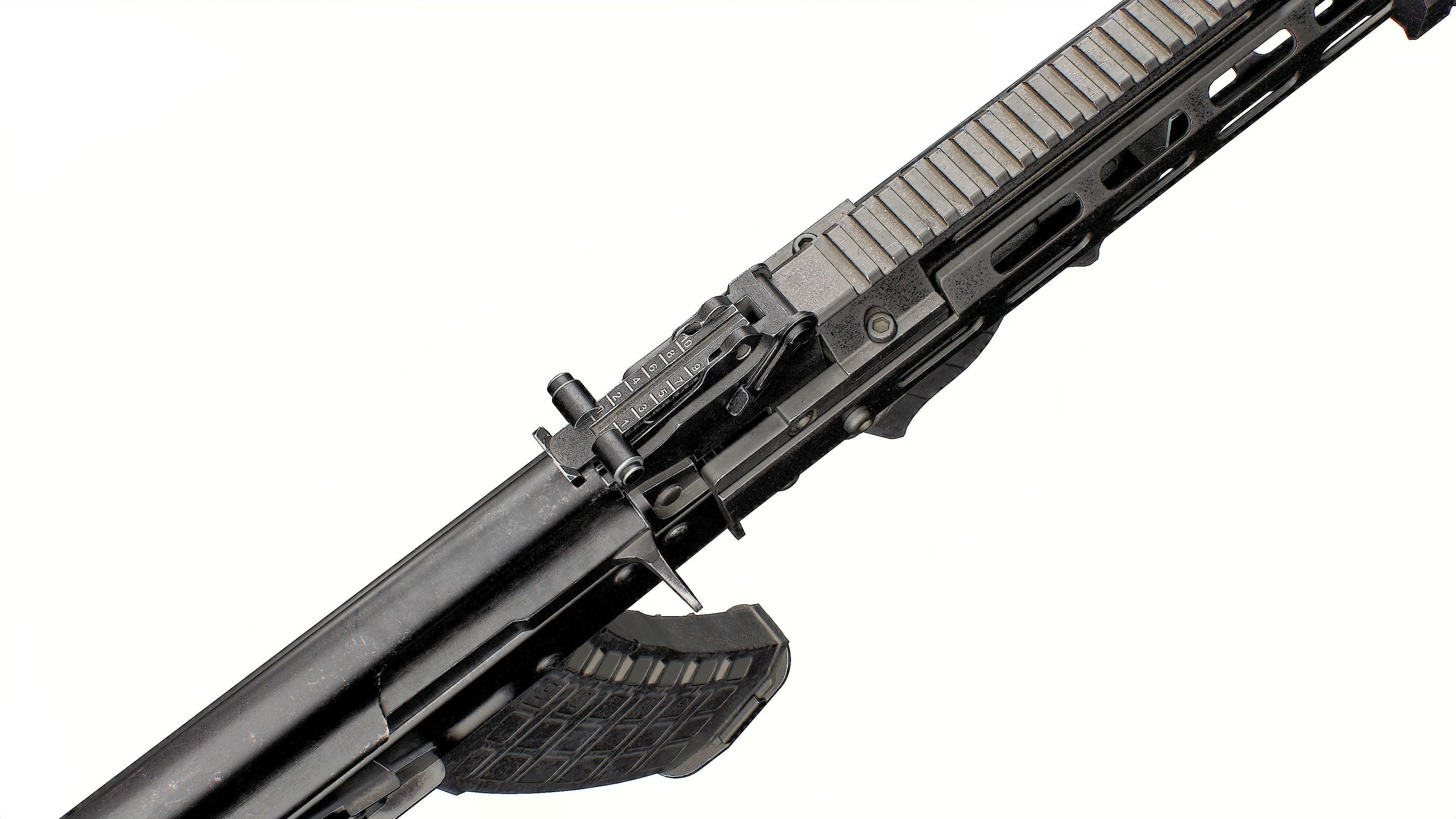 3D model AK-74M Custom v1 VR / AR / low-poly | CGTrader