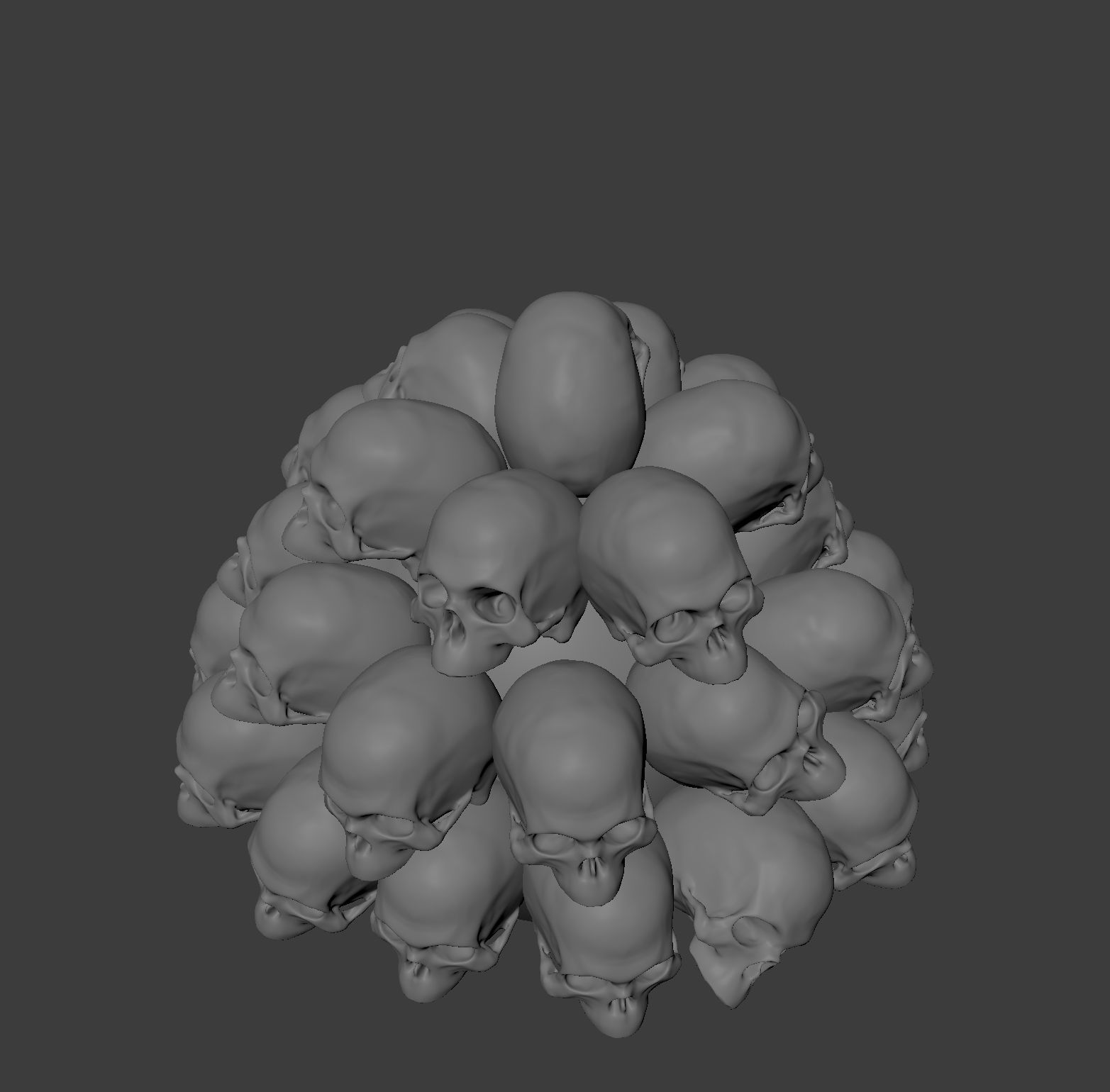 Skull Mountain 3D Pile of Skulls for Tabletop Games 3D model 3D ...