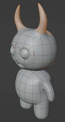 cute monster free 3D model animated | CGTrader