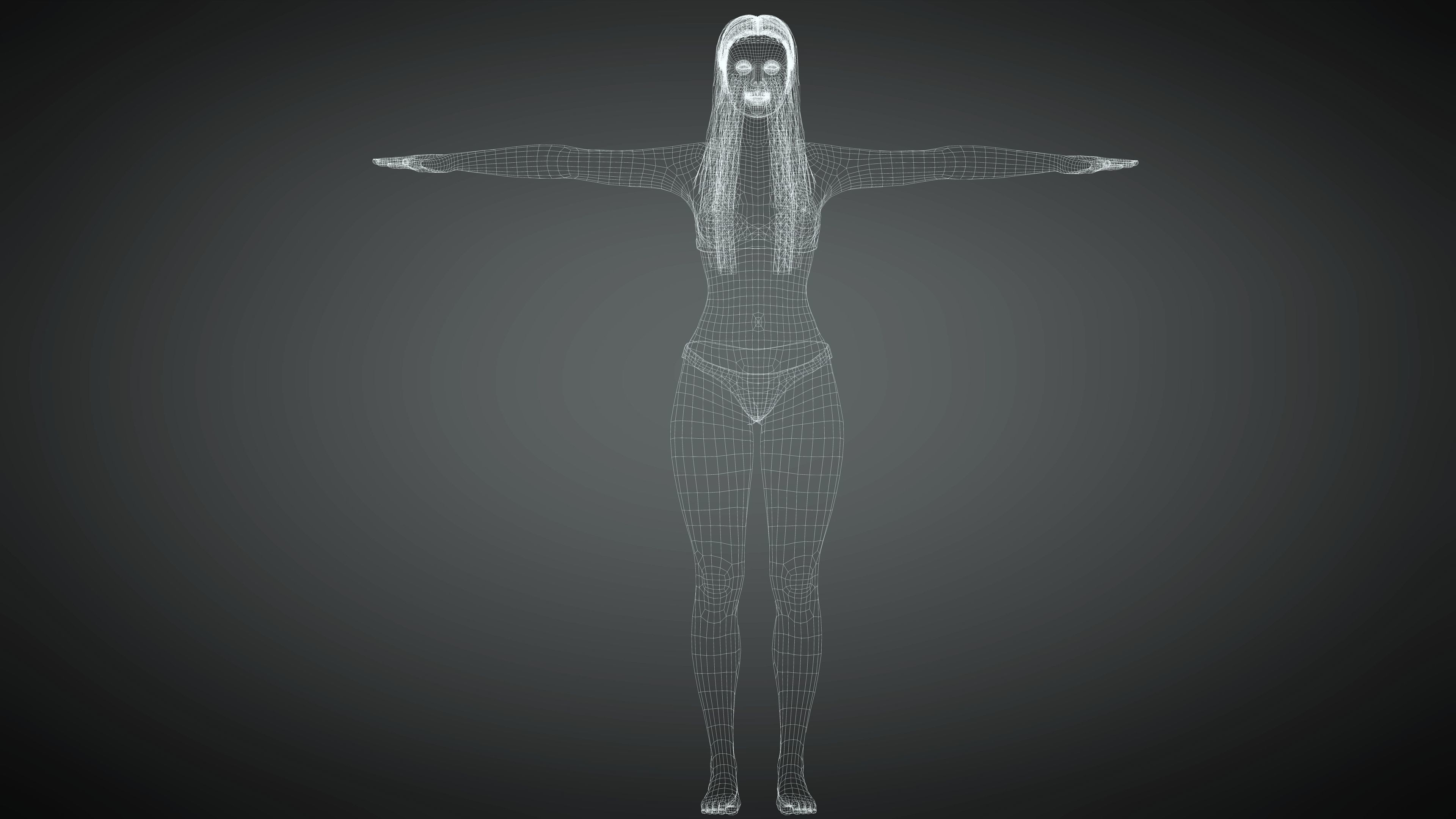 3D model Realistic Makeup Female VR / AR / low-poly | CGTrader
