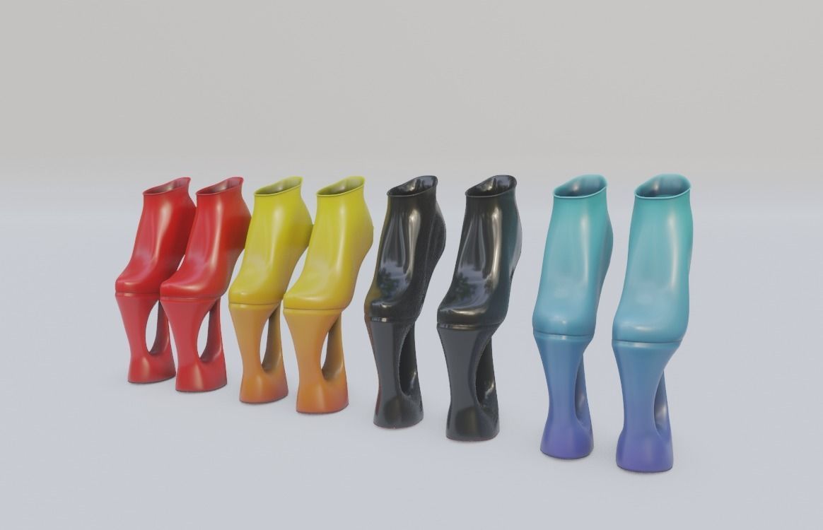 3D model Hama Shoes Wedge VR / AR / low-poly | CGTrader