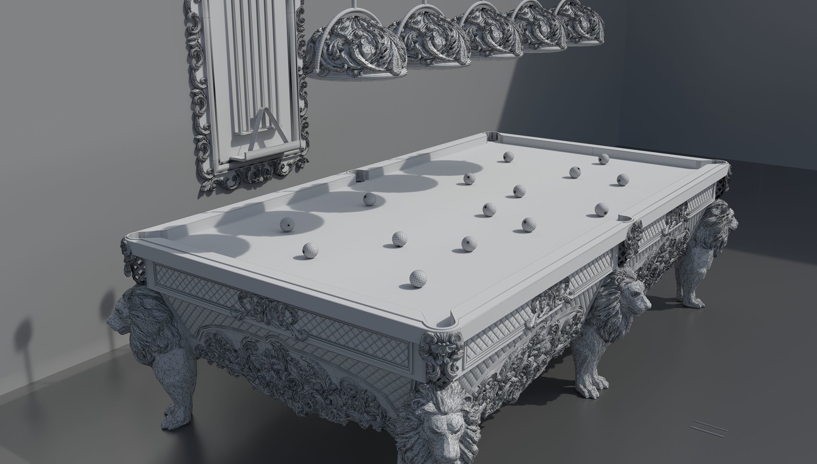 Billiard Pool Table 3D model | CGTrader