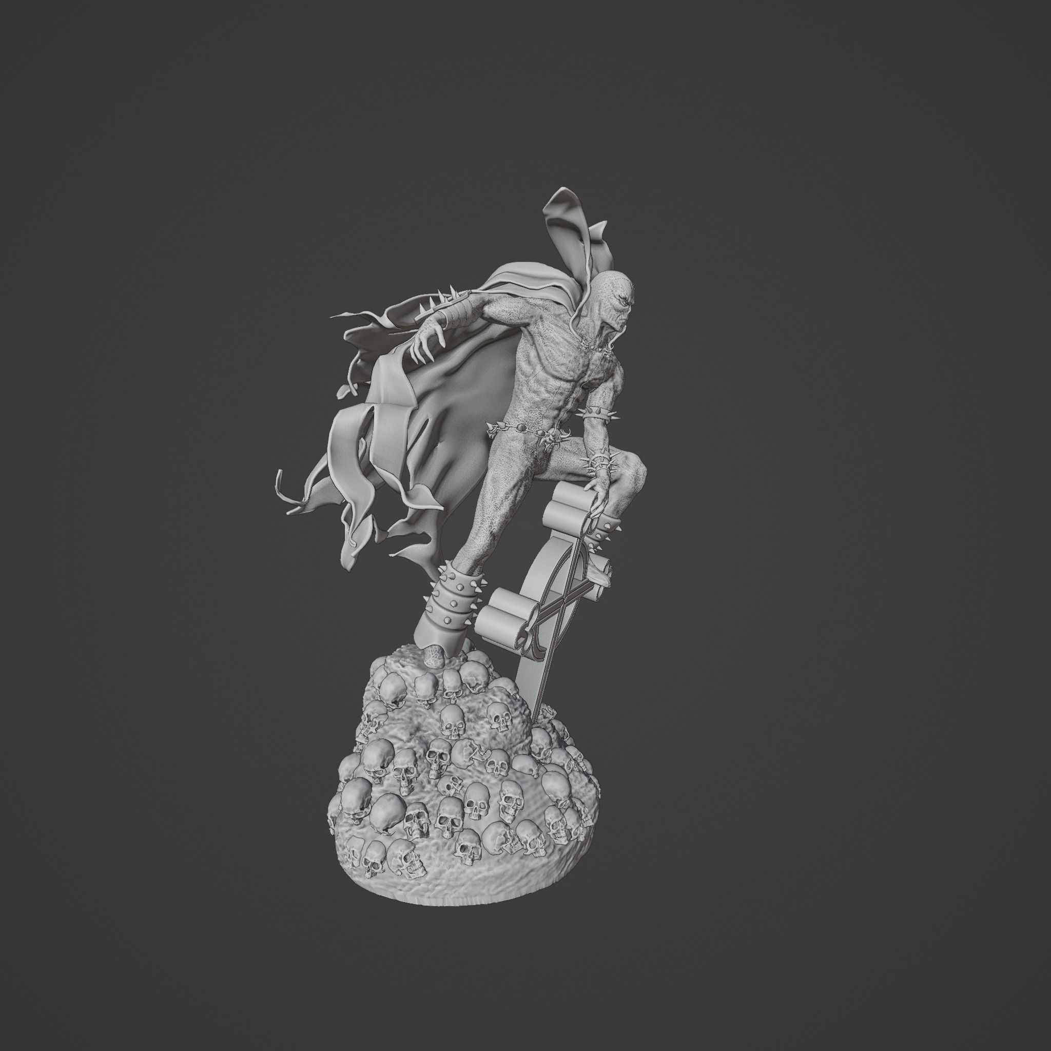 Spawn Statue 3D model 3D printable | CGTrader