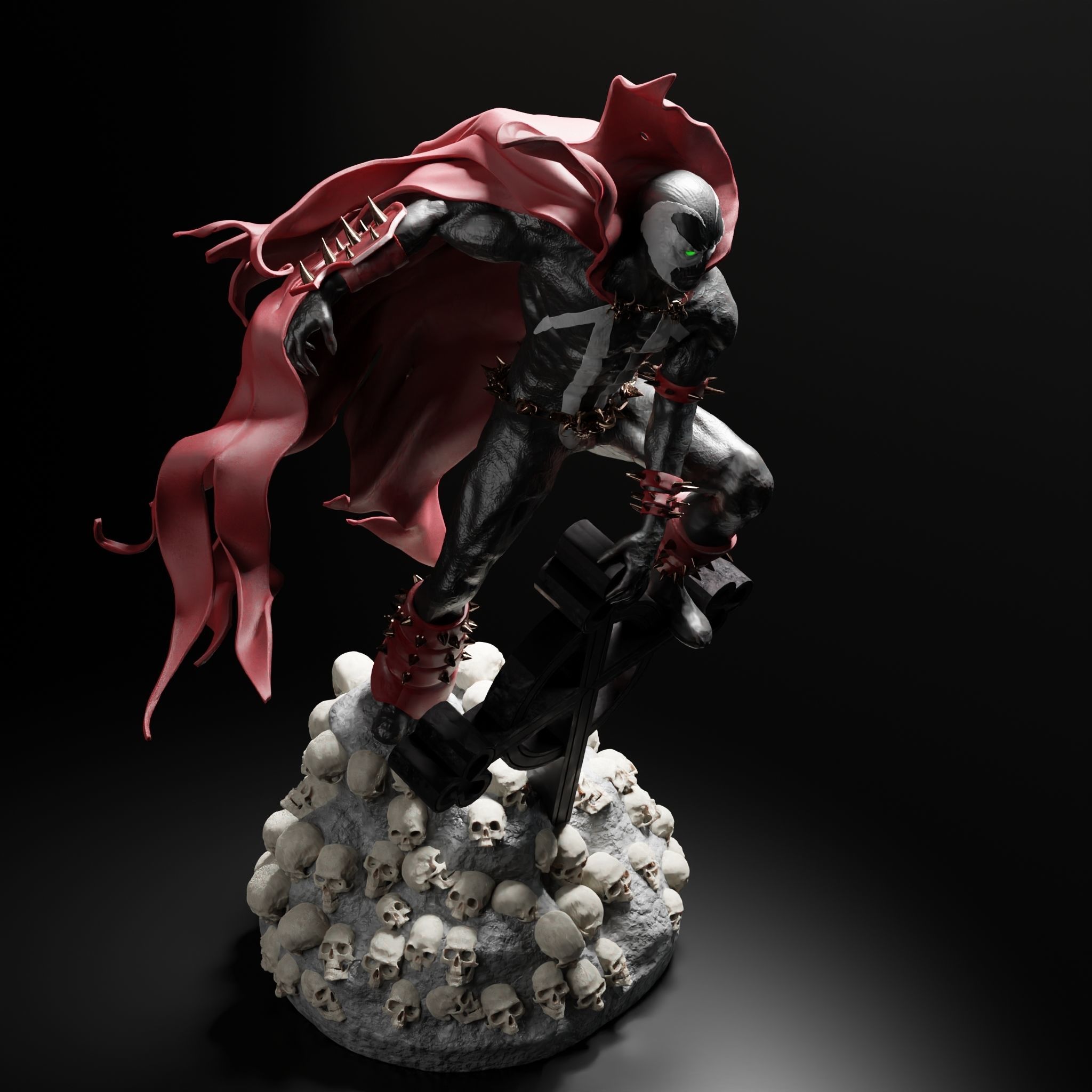 Spawn Statue 3D model 3D printable | CGTrader