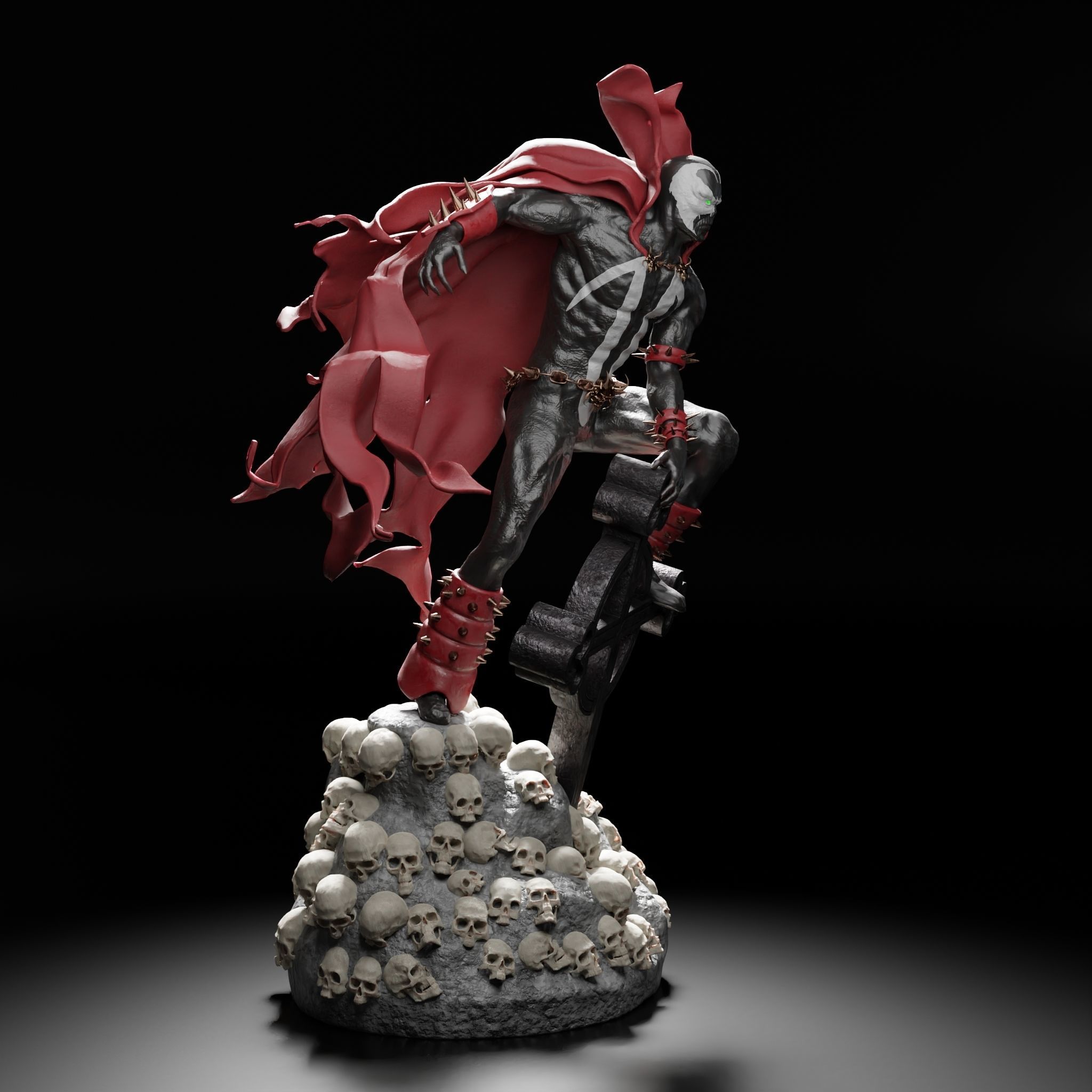 Spawn Statue 3D model 3D printable | CGTrader