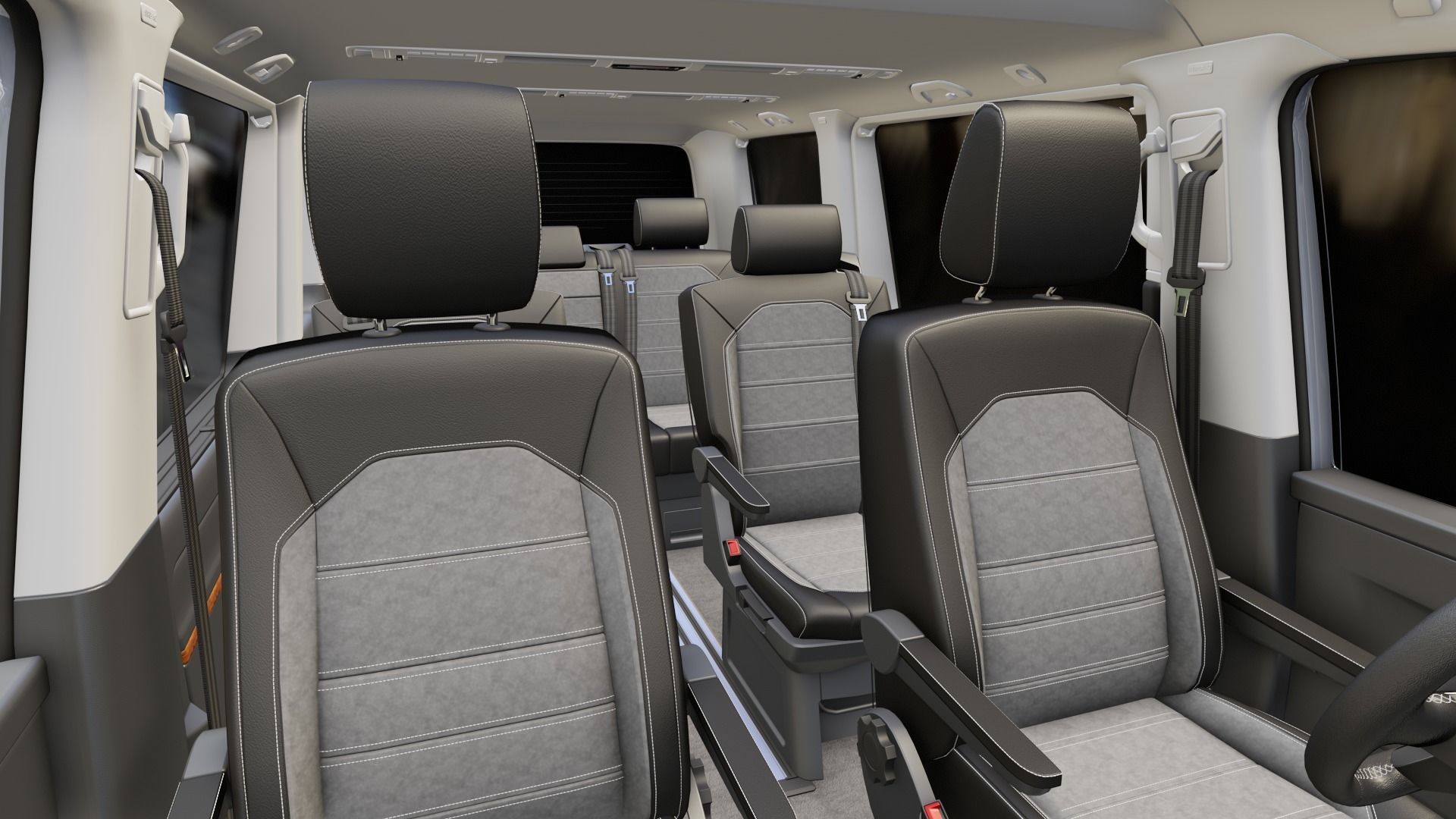 Volkswagen Caravelle Comfortline L2 3D model | CGTrader