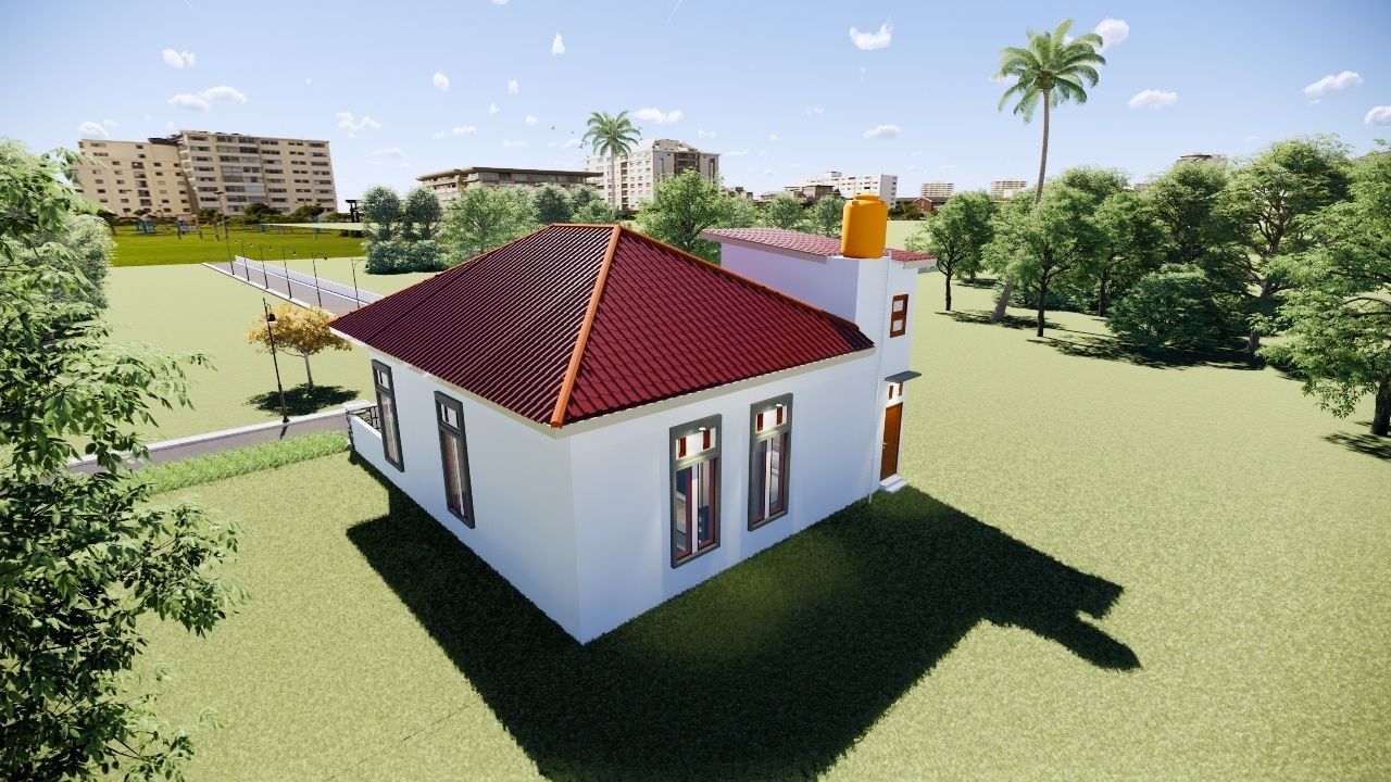 1 floor House Design Minimalis Full Interior 3D model | CGTrader