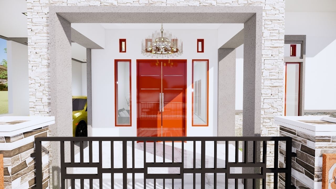 1 floor House Design Minimalis Full Interior 3D model | CGTrader