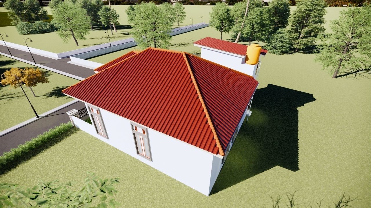 1 floor House Design Minimalis Full Interior 3D model | CGTrader