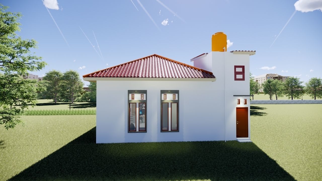 1 floor House Design Minimalis Full Interior 3D model | CGTrader