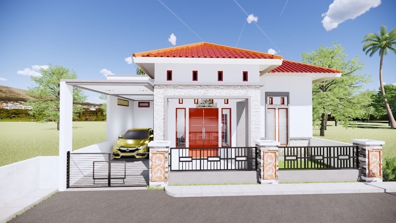 1 floor House Design Minimalis Full Interior 3D model | CGTrader