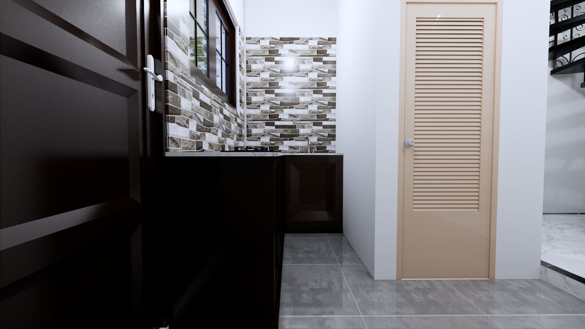 3D model 2 Floor House Full Interior with Panorama ready enscape render ...