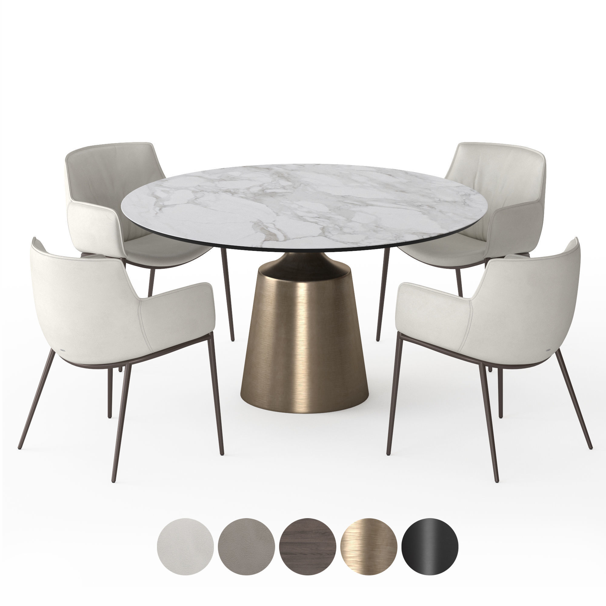 Cattelan Rhonda Chair and Yoda 3D model | CGTrader