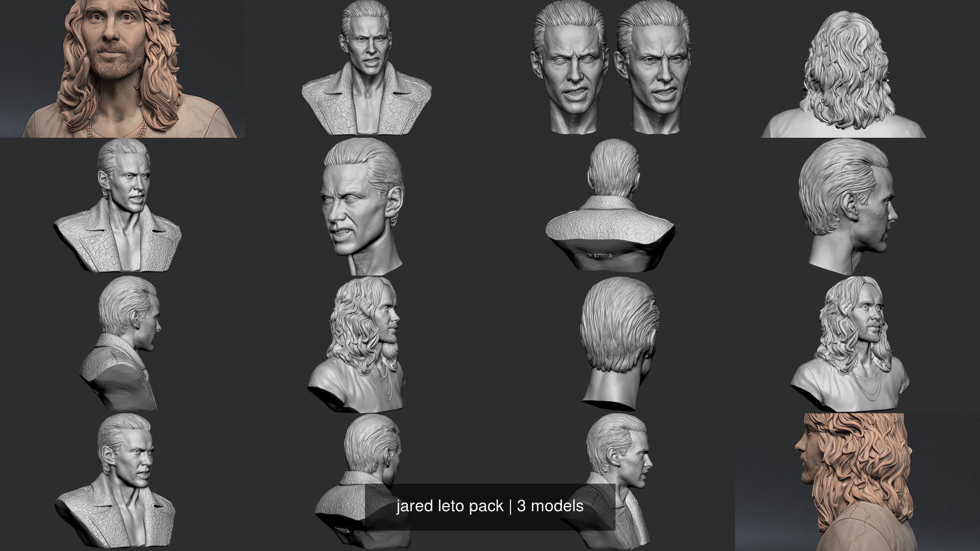 jared leto pack 3D Model Collection 3D printable | CGTrader
