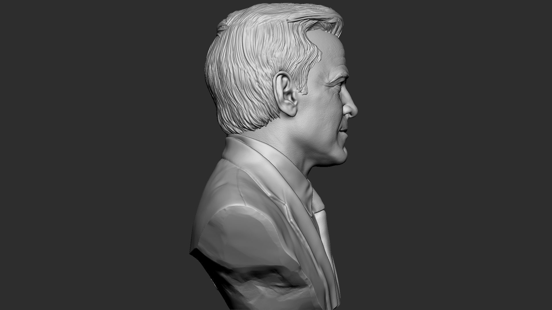George Clooney 3D model 3D printable | CGTrader